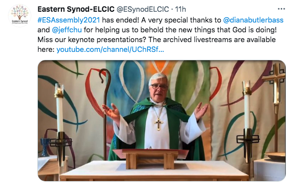 Eastern Synod Assembly 2021 Video Link | St. Matthew's Evangelical ...